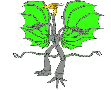 Monsterverse Mecha King Ghidorah My Version By Bryanghidorah2002 On