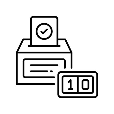 Vote Counting Outline Eps 10 File 60183003 Vector Art At Vecteezy