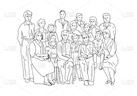 大家庭的照片素材 花瓣网