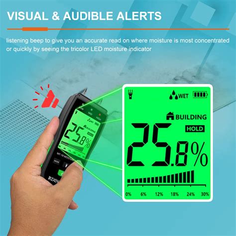 Wood Moisture Meter Firewood Moisture Tester Drywall