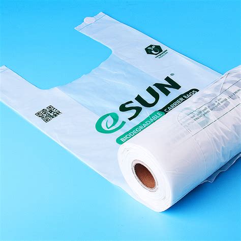 Pla Biodegradable Plastic Film Bag Esun Bio
