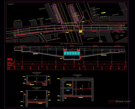 Road And Pedestrian Underpass Plan