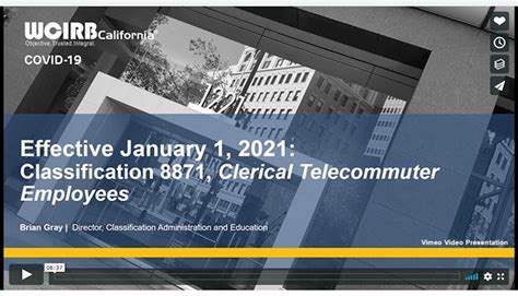 Breaking News Wcirb Releases New Class Code For Telecommuter Employees