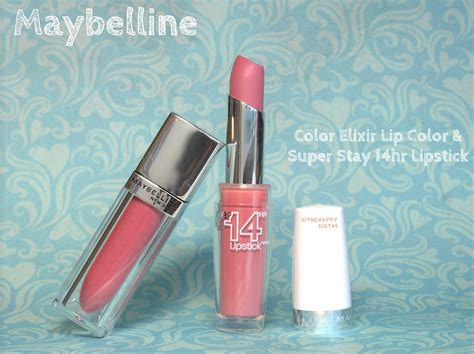 Maybelline Color Elixir Lip Color In Blush Essence And Super Stay 14hr