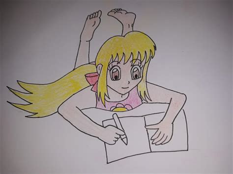 Meg Drawing By Animedino1 On Deviantart