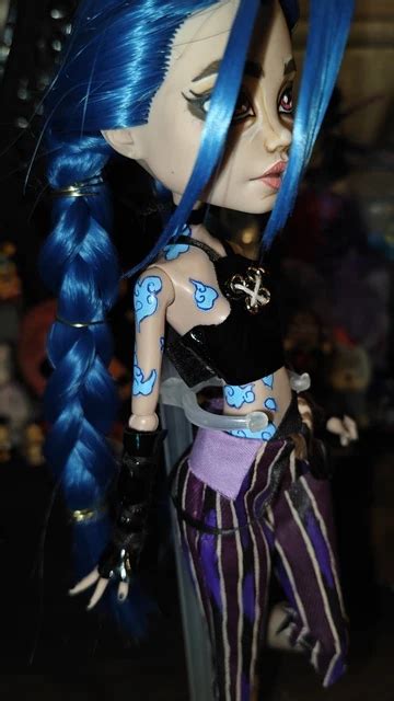 Monster High X Arcane Custom Jinx Ooak Doll League Of Legends Figure