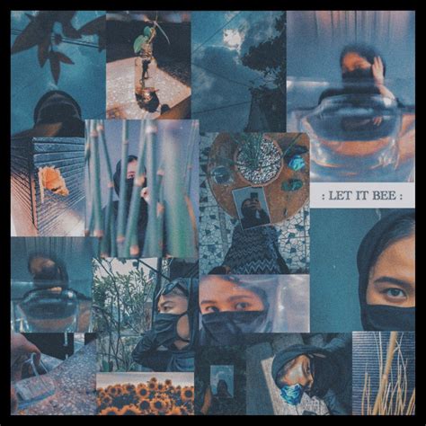 Aesthetic Self Potrait Blue