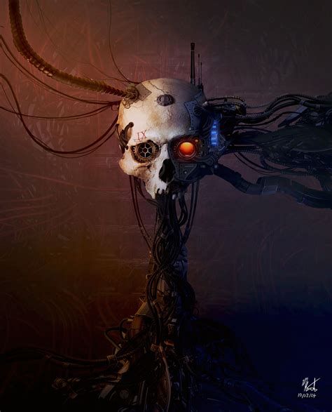 Servo Skull Art By Maclain Rowston 40k Gallery