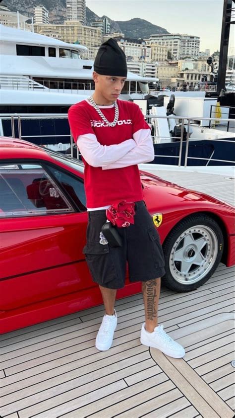 Central Cee Drip Outfit Men Rapper Outfits Street Fashion Men