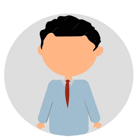 Premium Vector Manager Avatar Vector Illustration