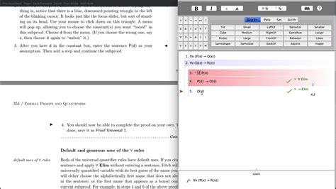 Lpl You Try It 131a Universal Quantifier Rules For Proofs Youtube