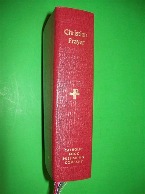 Vintage Christian Prayer The Liturgy Of The Hours ~ Leather Cover 1976