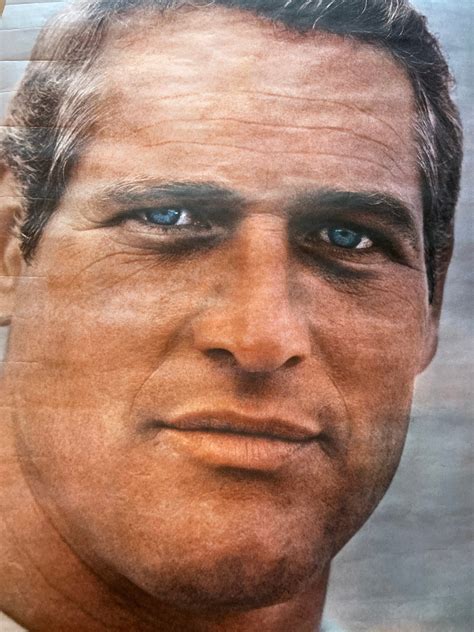 Paul Newman Vintage Poster Celebrity Actor 1970 Etsy