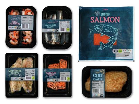 Tesco Fresh Fish Food Packaging Food Packaging Design Food Design