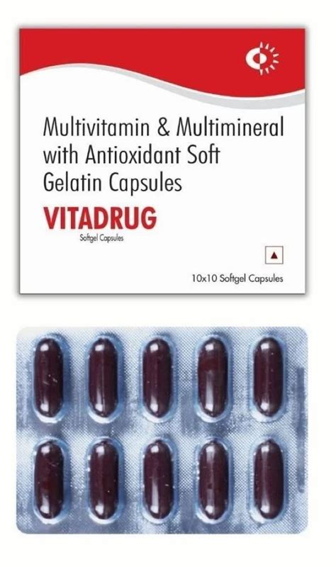 Multivitamin Multimineral Antioxidant Soft Gelatin Capsules At ₹ 250