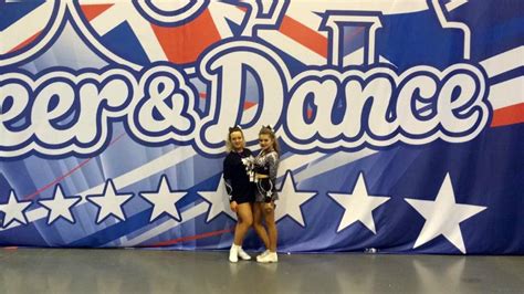 Eleanor And Lucie At The British Cheerleading Association Nationals