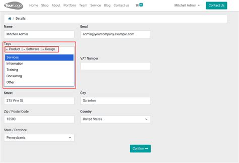 How To Create Many Many Field In The Customer Portal Form In Odoo