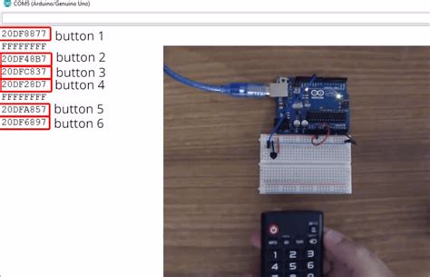 Arduino Led De Contrôle Avec Télécommande Ir