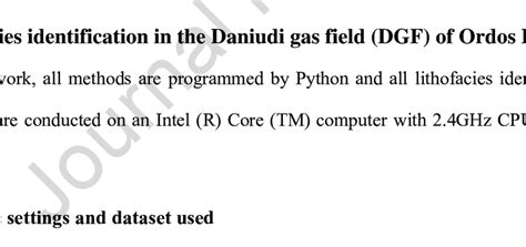 Flow Chart Of Lithofacies Identification By Dkm 350 351 Download