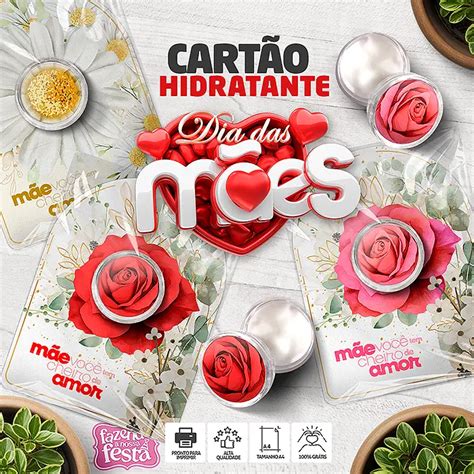 Card Com Hidratante Dia Das Maes Fazendo A Nossa Festa