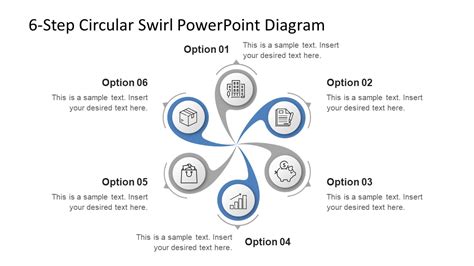 Free 6 Step Circular Diagram For PowerPoint Google Slides