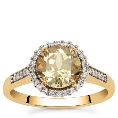 Csarite® Ring With Diamond In 18k Gold 222cts Gemporia