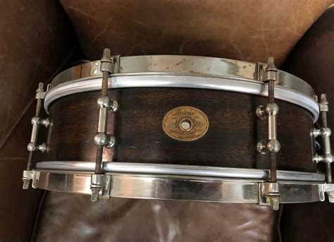 Ludwig 1920s Solid Mahogany Snare Drum Wood Shell Separate Reverb