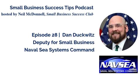 Dan Duckwitz Navsea Deputy For Small Business