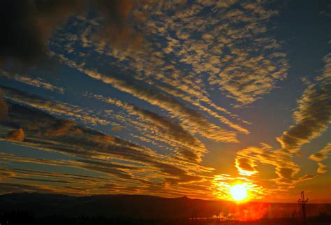 Besplatna Slika Oblak Oblaci Sunce Večer Zvijezda Zalazak Sunca