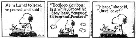 Snoopy Writing