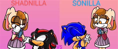 Shadnilla Vs Sonilla By Hrr Artss On Deviantart