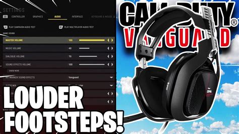 Best Cod Vanguard Audio Settings Vanguard Sound Settings How To Hear