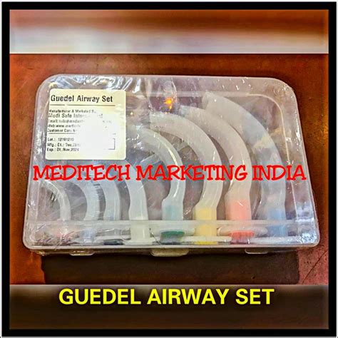 Guedel Airway Set At Best Price In Kolkata By Meditech Marketing India