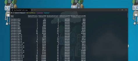 How To Check The Available VM Sizes SKUs By Azure Region Thomas Maurer