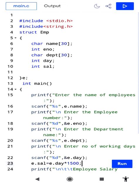 Employee Structure Pdf