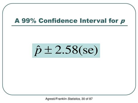 Ppt Chapter 7 Statistical Inference Confidence Intervals Powerpoint