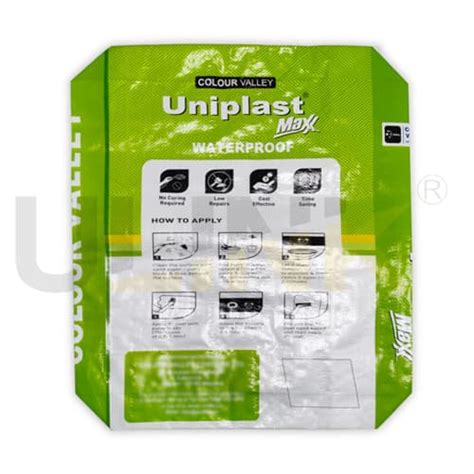 Waterproof Custom 40 Kg Wall Putty Bag Woven Polypropylene Sack With Valve Ulink® Pack