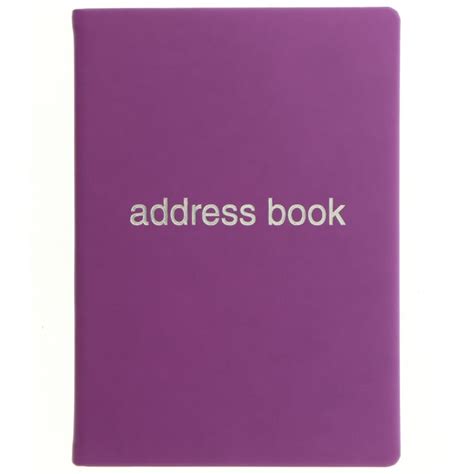 Dazzle A5 Address Book Prpl