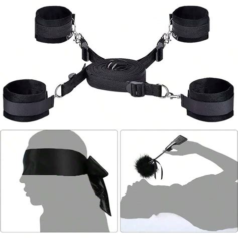 Kit De Bdsm De Bondage Sexual Utimi Conjunto De Restrições Sexuais Com