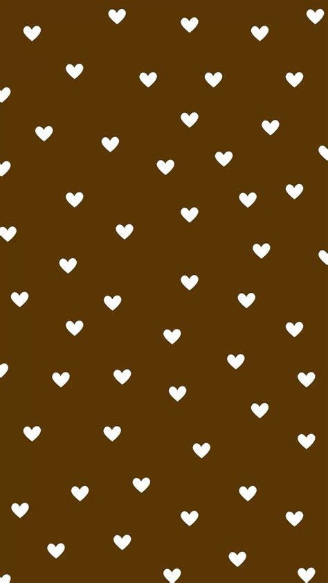Cute Brown Heart Wallpaper In 2025 Hipster Wallpaper Phone Wallpaper