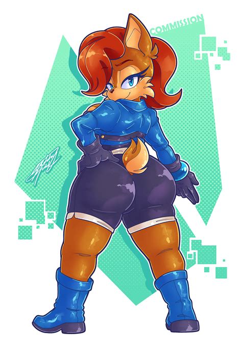 Comm Sally Acorn Au By Sketchytodd On Newgrounds