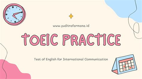 Lets Learn About Toeic Yuditra Farmana