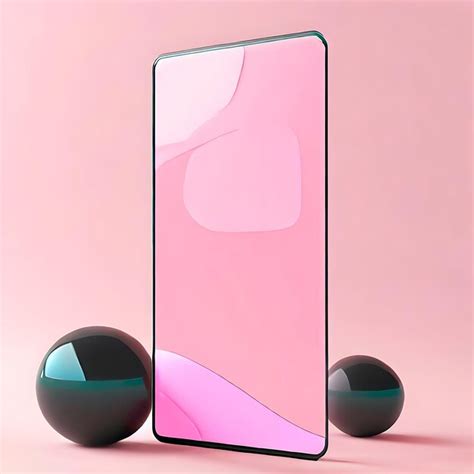 Premium Ai Image Glass Screen Mockup