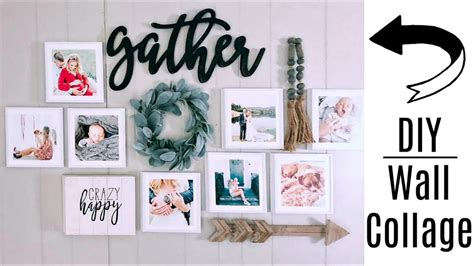 Diy Pinterest Wall Collage Featuring Mixtiles Review Youtube