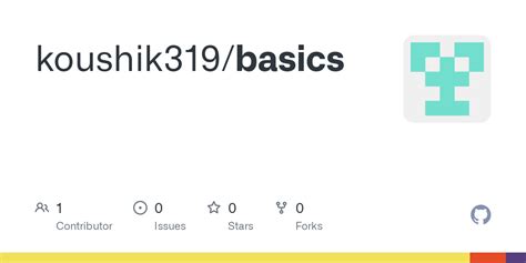 GitHub Koushik Basics