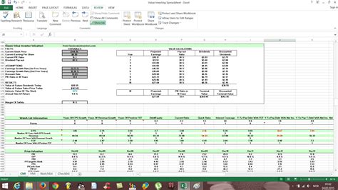 Financial Ratios Excel Template Financial Ratios Excel Template