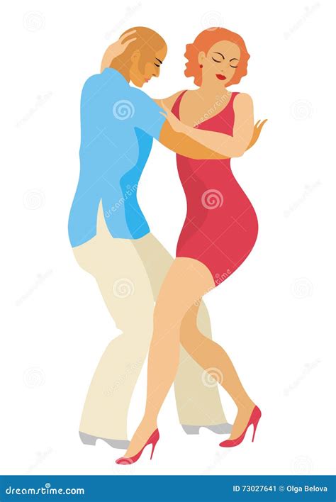 The Tango Danse Stock Vector Illustration Of Woman Dancing 73027641