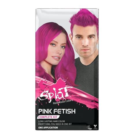 Splat Complete Kit Pink Fetish Hair Color Semi Permanent Hair Dye