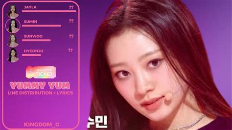 [universe Ticket] Yummy Yum 《 Line Distribution 》 Youtube