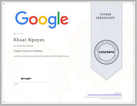Coursera Crash Course On Python Pdf